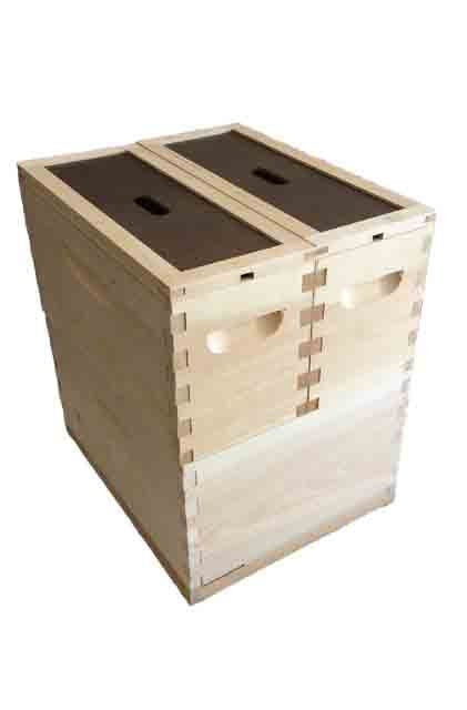 Double Nuc Hive | Barker's Beehives & Supplies